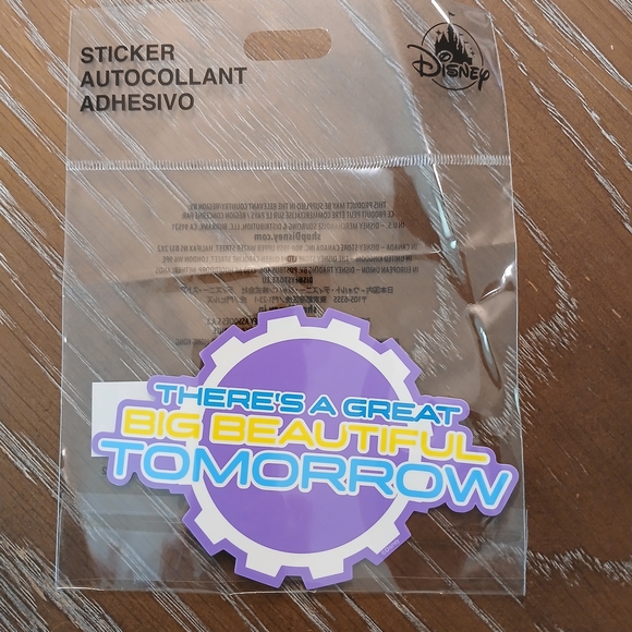 Disney | Other | Disney Tomorrow Sticker | Poshmark